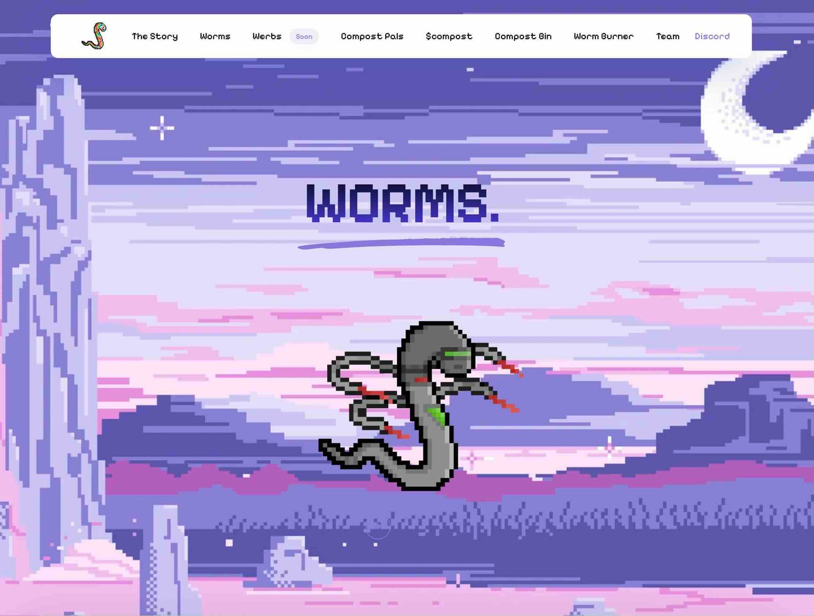 WormsNFT - The Cool Moon